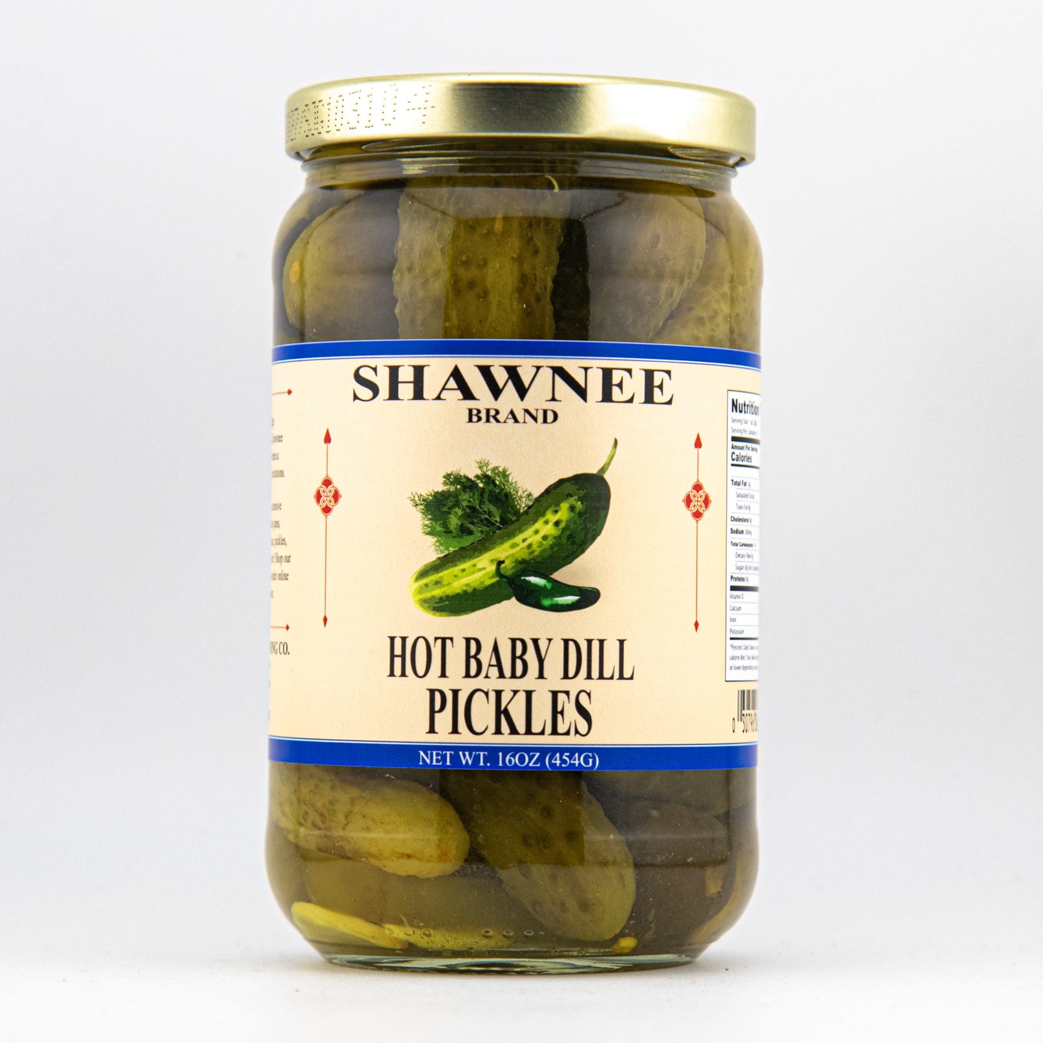 Hot Baby Dill Pickles - Shawnee Canning Company
