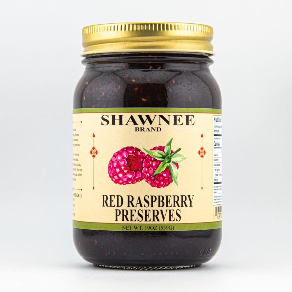 Red Raspberry Preserves - Pint - Shawnee Canning Company