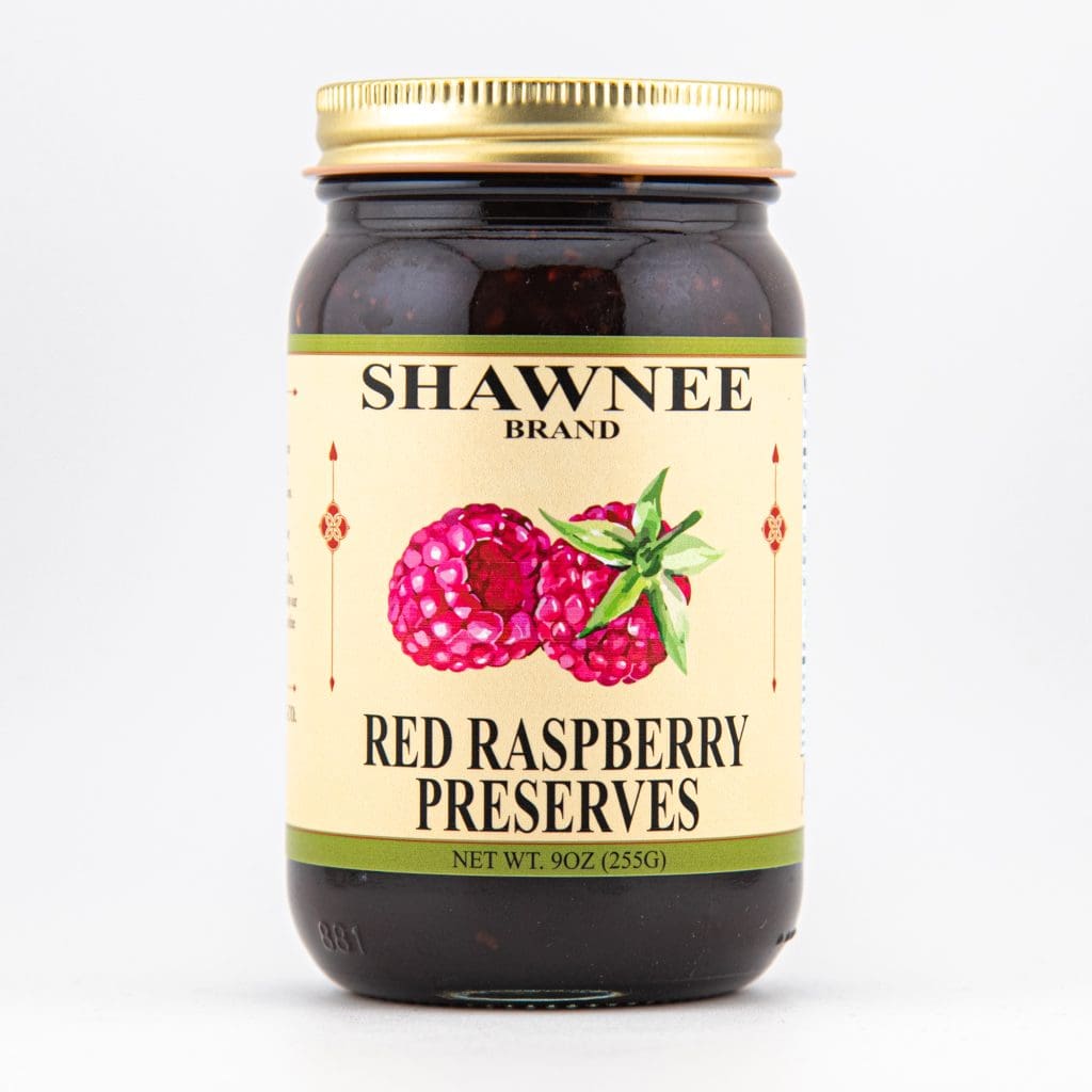Red Raspberry Preserves - 1/2 Pint - Shawnee Canning Company