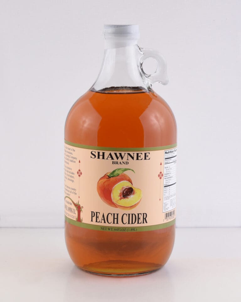 Peach Cider - Half Gallon - Shawnee Canning Company