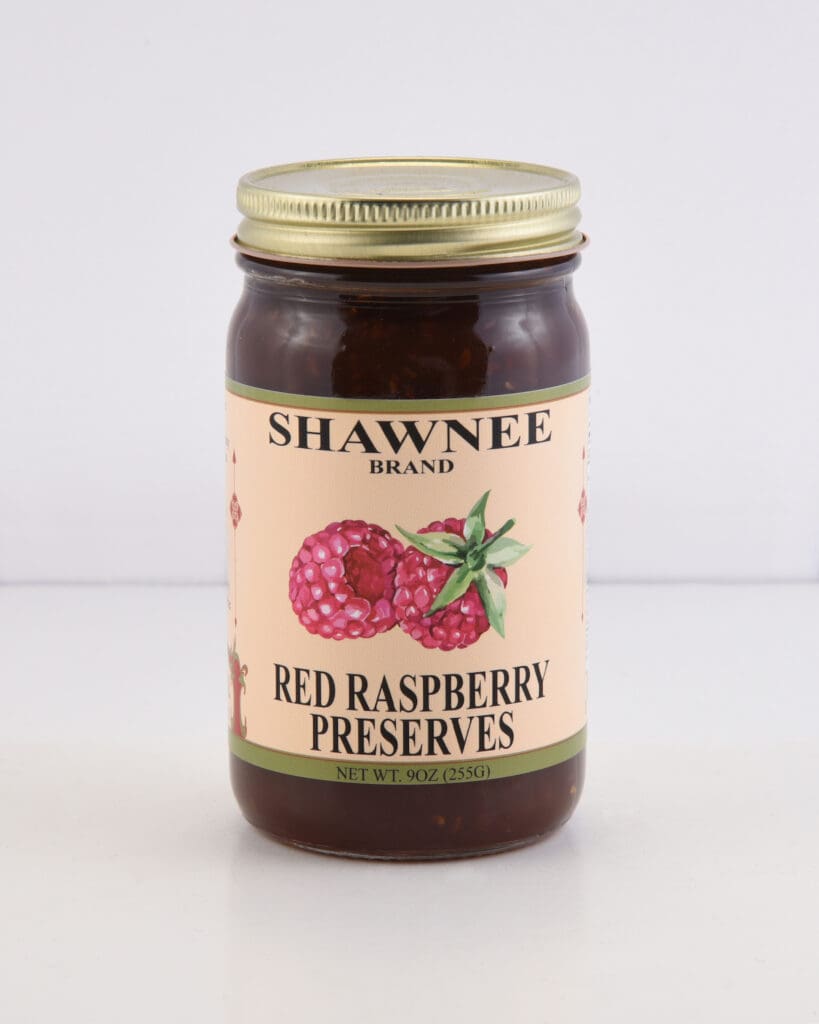Red Raspberry Preserves - 1/2 Pint - Shawnee Canning Company