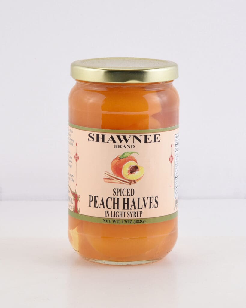 Spiced Peach Halves - Pint - Shawnee Canning Company