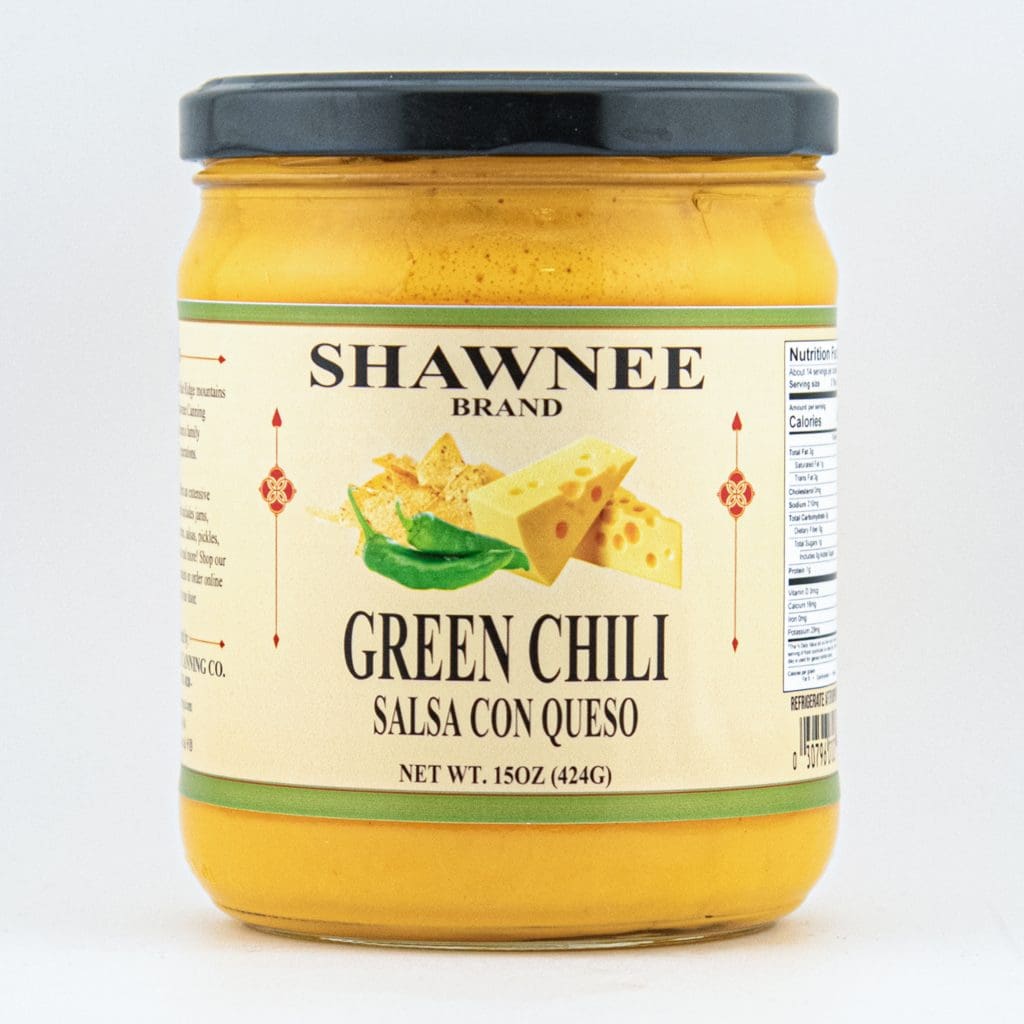 Green Chile Salsa Con Queso - Shawnee Canning Company